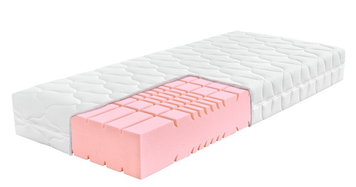 ARELLA SOFT+ 22 - měkká matrace ze studené pěny 90 x 200 cm | DreamLux